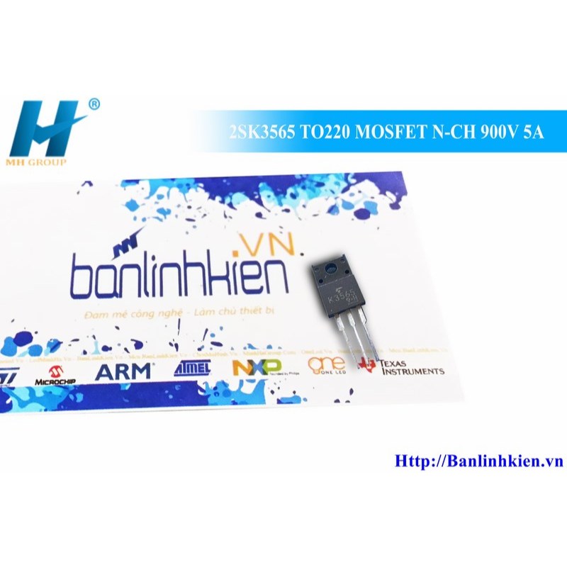 2SK3565 TO220 MOSFET N-CH 900V 5A Mã LK_04796 | Shopee Việt Nam