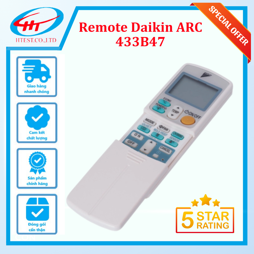 Remote Daikin ARC 433B47 - HÀNG CHÍNH HÃNG | Shopee Việt Nam