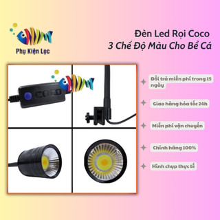 Đèn Led Rọi Coco 3 Chế Độ Màu Cho Bể Cá | Shopee Việt Nam