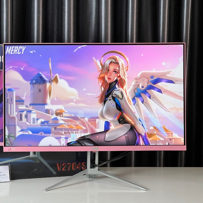 Màn hình VSP 27" Phẳng Cong 75hz VA FULL HD Trắng Hồng Đen V2704s Cm2705h cm2701w new box chính ...