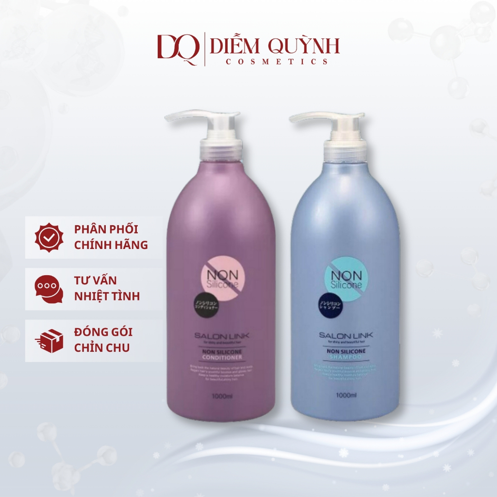Dầu gội xả Salon link Non-Silicon siêu dưỡng 1000ml Nhật Bản | Shopee ...