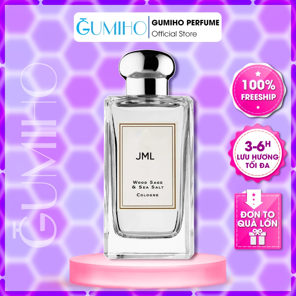 Nước hoa unisex nam nữ JML Wood Sage & Sea Salt Cologne Sảng Khoái Hoà ...