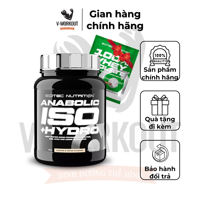 Whey Protein | ANABOLIC ISO + HYDRO Hộp 920G | Siêu phẩm Whey Protein ...