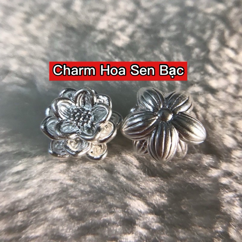 Charm Hoa Sen Bạc Ta Mẫu Mới | Shopee Việt Nam