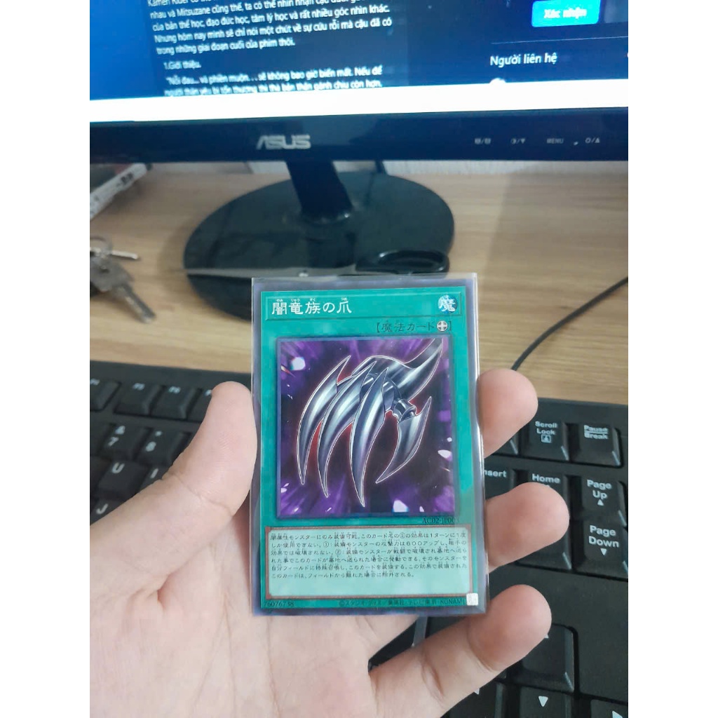 [ 12082024 ]Thẻ bài Yugioh OCG chính hãng "Dragon Nails" (Common - AC02-JP003) | Shopee Việt Nam
