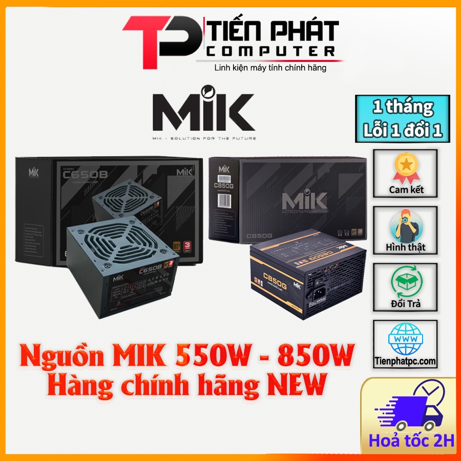 Nguồn máy tính MIK C650B C750B 650W / 750W / 850W - Chính hãng BH 36T | Shopee Việt Nam