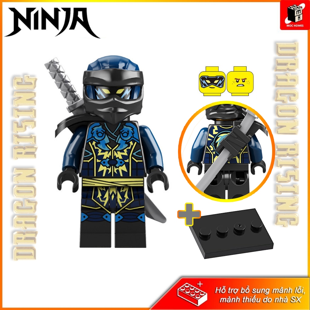 Đồ chơi lắp ráp nhân vật Ninja go Dragon Rising Jay Evil - Jay ác nhân ...