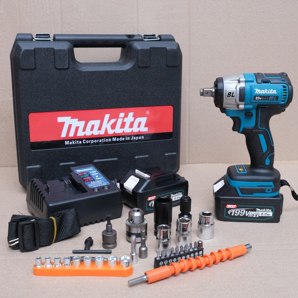 Máy Siết Bulong Makita 20V lực siết 420Nm- Động cơ không chổi than | Shopee Việt Nam