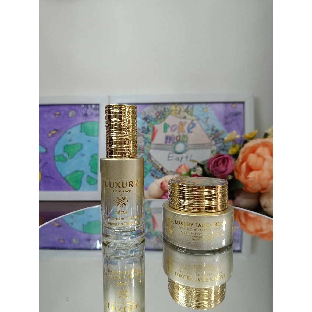 BỘ VỎ CHAI HŨ THỦY TINH CK NẮP XI VÀNG SỌC 30ml và 30g DÁN TEM | Shopee ...