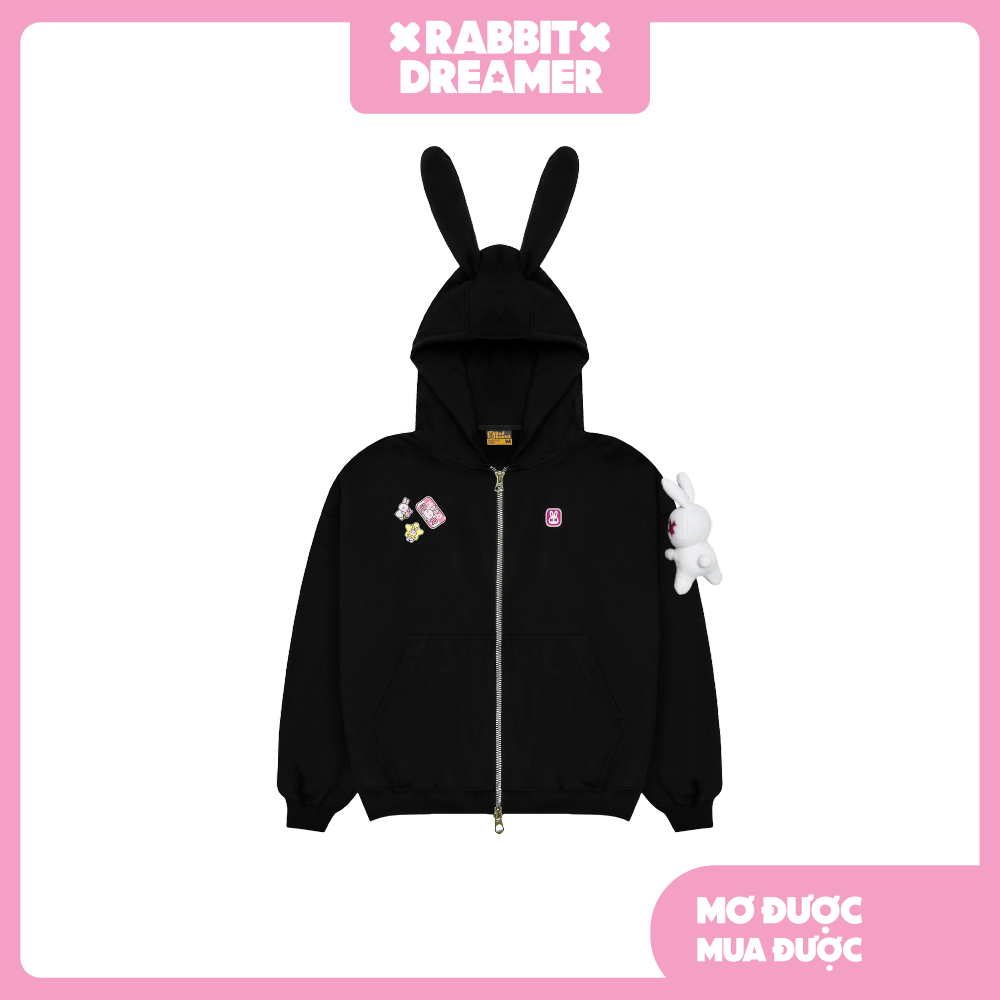 ÁO HOODIE BAD RABBIT TAI THỎ - RABBIT BFF HOODIE - DREAMER COLLECTION ...