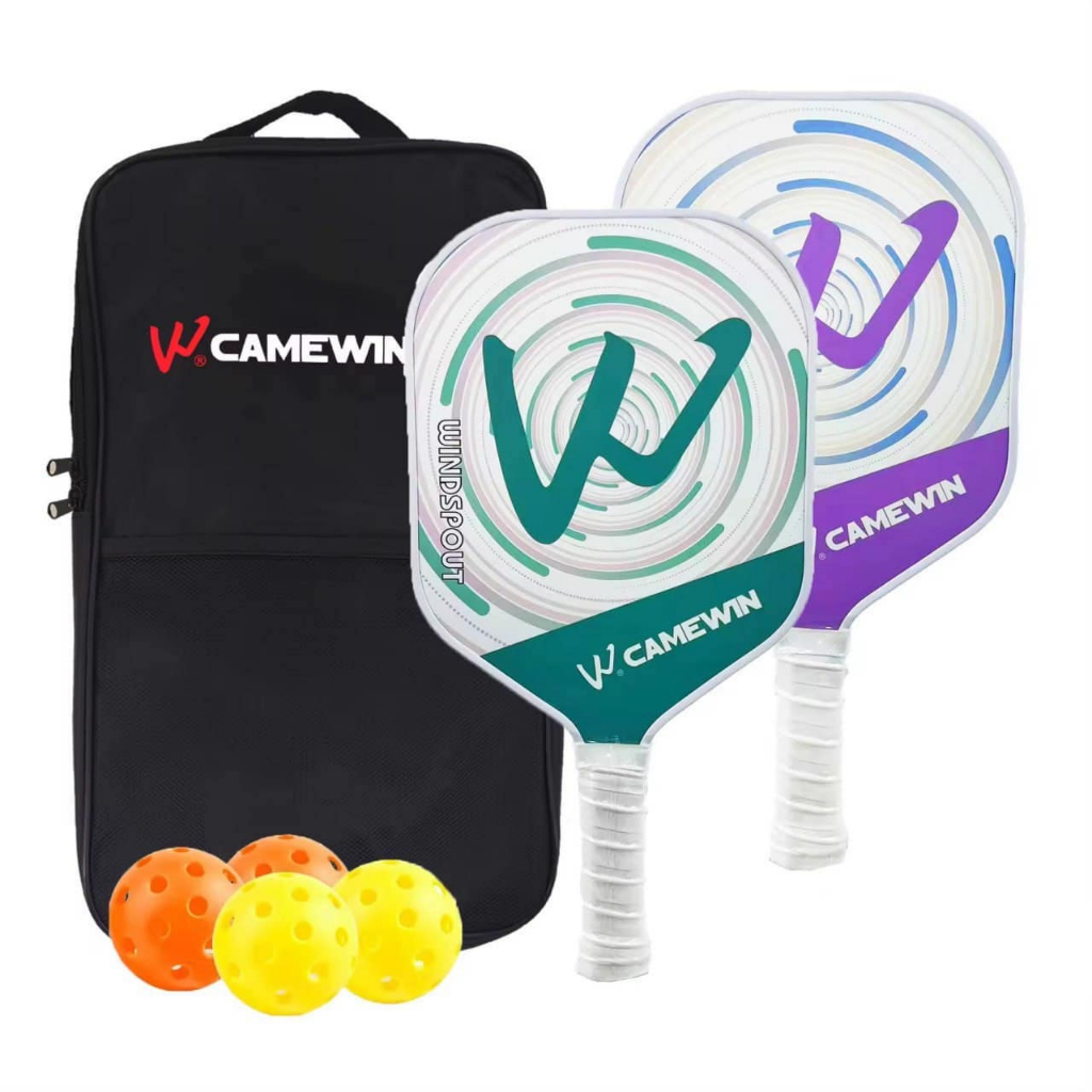 Combo 2 Vợt Pickleball Camewin WinD/Jungle/Waves/Sound of Sea + 4 Quả ...