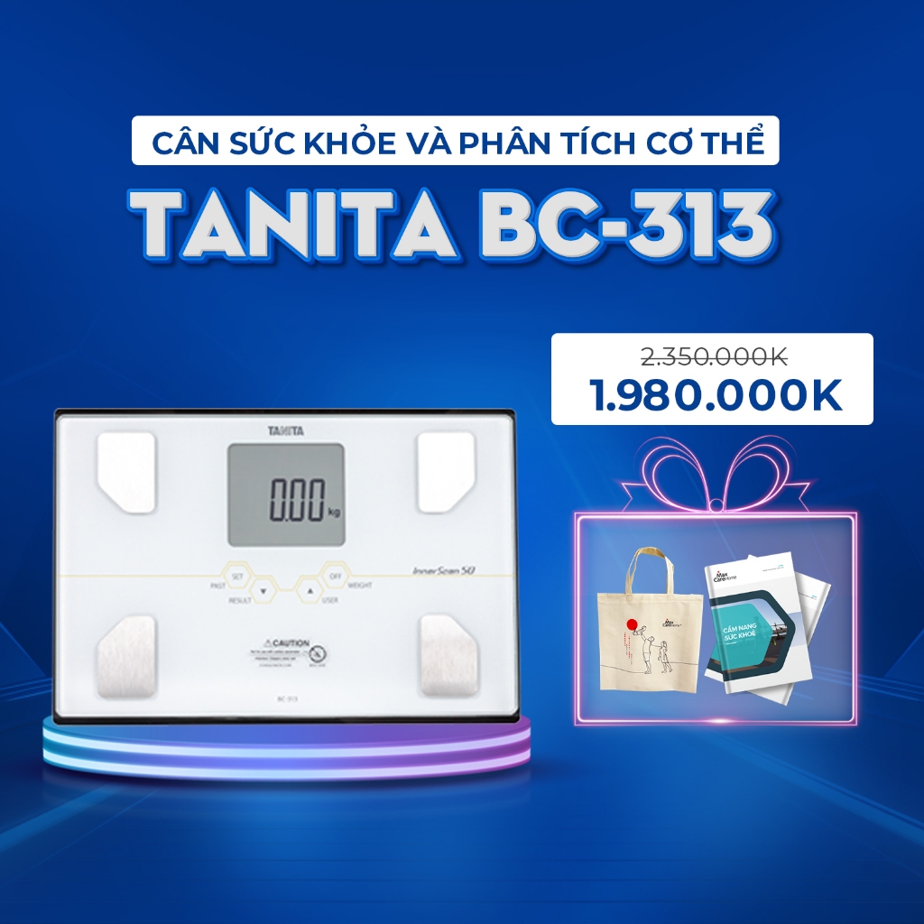 Cân điện tử phân tích 10 chỉ số cơ thể TANITA Nhật Bản BC-313, đo chính xác, bền đẹp - Bảo hành ...