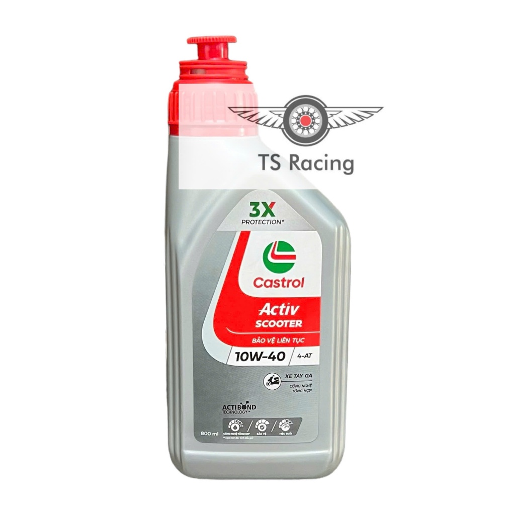 Nhớt castrol activ scooter 10w40 0.8L - xe tay ga | Shopee Việt Nam