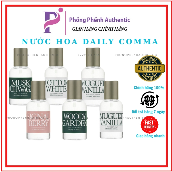 [HÀNG CHÍNH HÃNG - CÓ BILL] Nước hoa Hàn Daily Comma EDP dòng mới 30ml ...