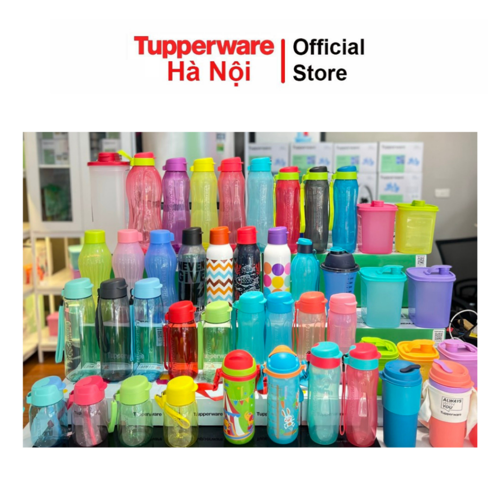Bình nước Tupperware tất cả các dòng Eco Fancy Lohas Slim chính hãng chịu nhiệt từ đến 110 độ C ...