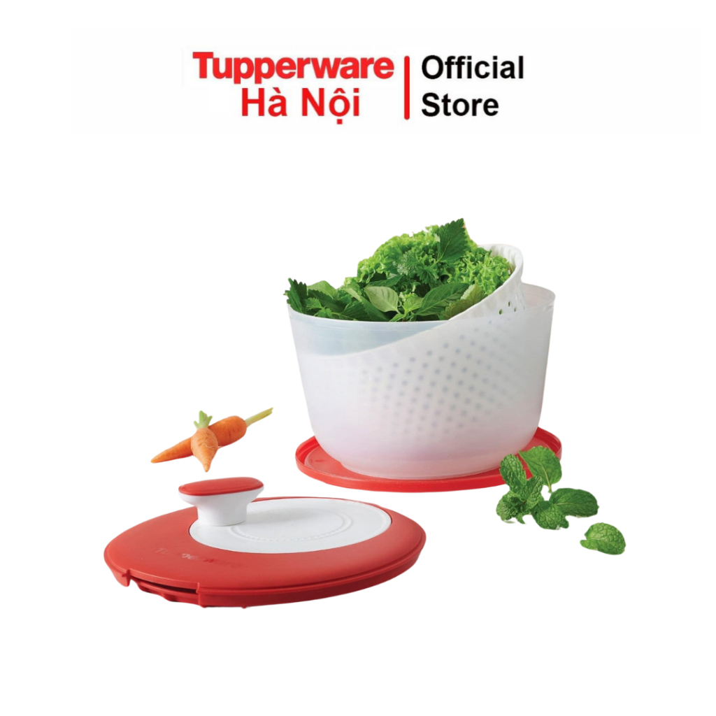 Dụng cụ quay rau Tupperware Spinning Chef chính hãng 3.9L quay vắt ...