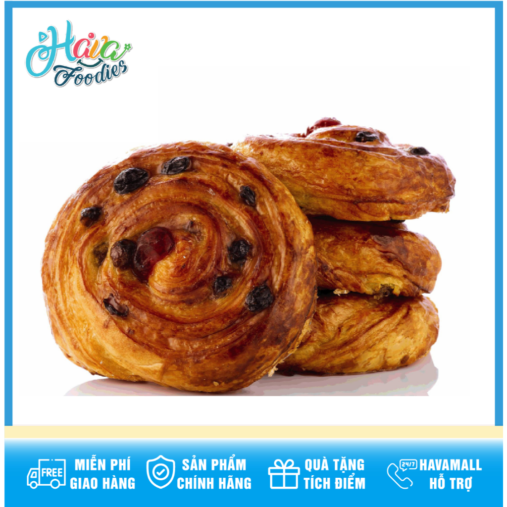 Bánh Croissant Sultana Mini Đông Lạnh 300g (10x30g) – Frozen Croissant ...