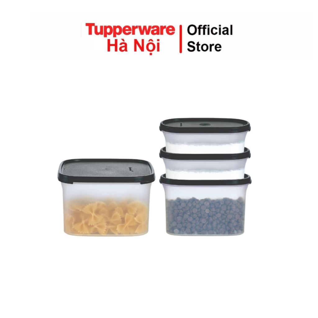 Bộ hộp trữ khô kệ bếp Tupperware Modular Modular Mates Starter Set (4 ...