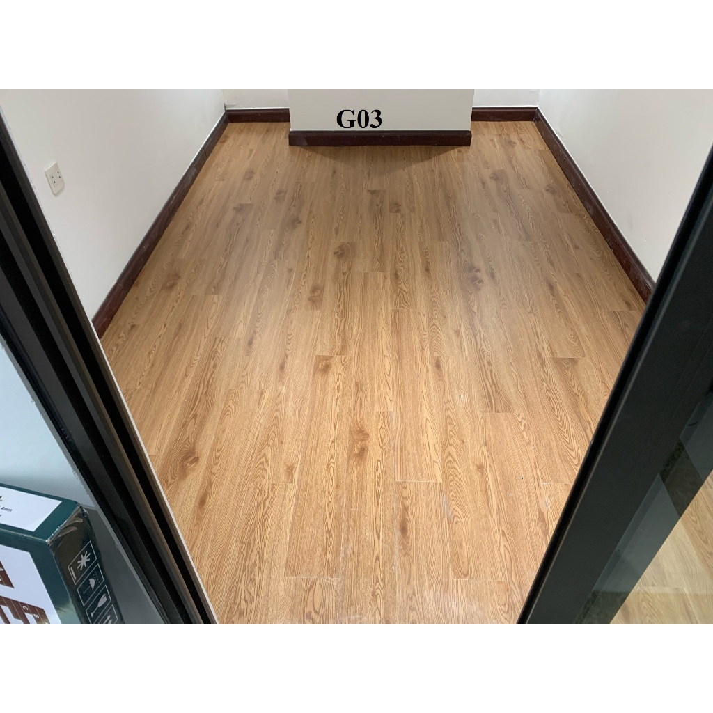 1m², 7 tấm, sàn nhựa giả gỗ, mã G03, sàn dán keo sẵn | Shopee Việt Nam