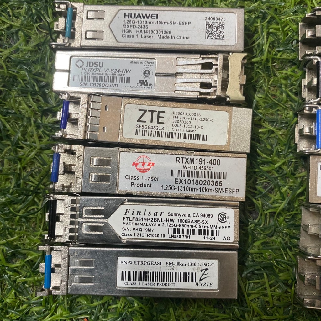 Module quang NOKIA/HUAWEI/ZTE/MAIPU/FINISAR/JDSU SFP 1.25G 1310nm 20km ...