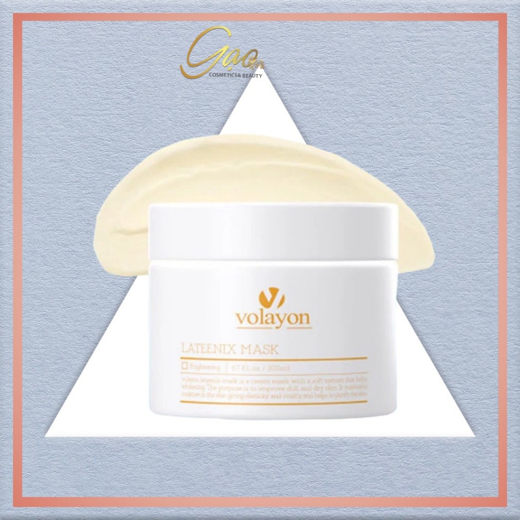 Volayon Lateenix Mask - Mặt Nạ Dưỡng Da Ủ Trắng( hàng công ty) | Shopee ...