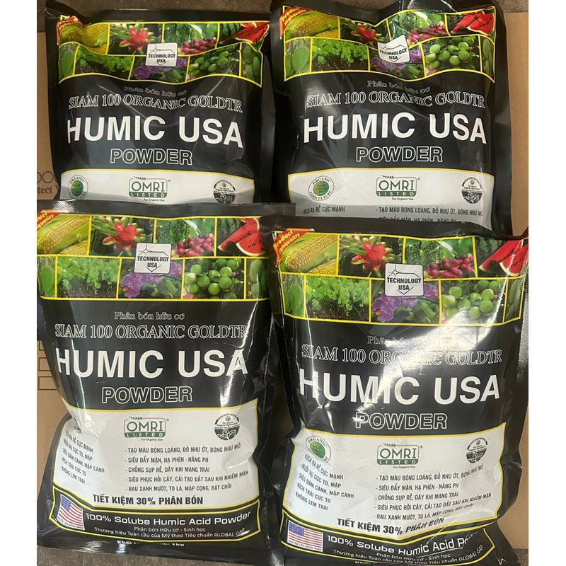 Phân bón Humic Usa (Dạng Bột) Việt Mỹ 1kg pha 1000 lít nước | Shopee ...