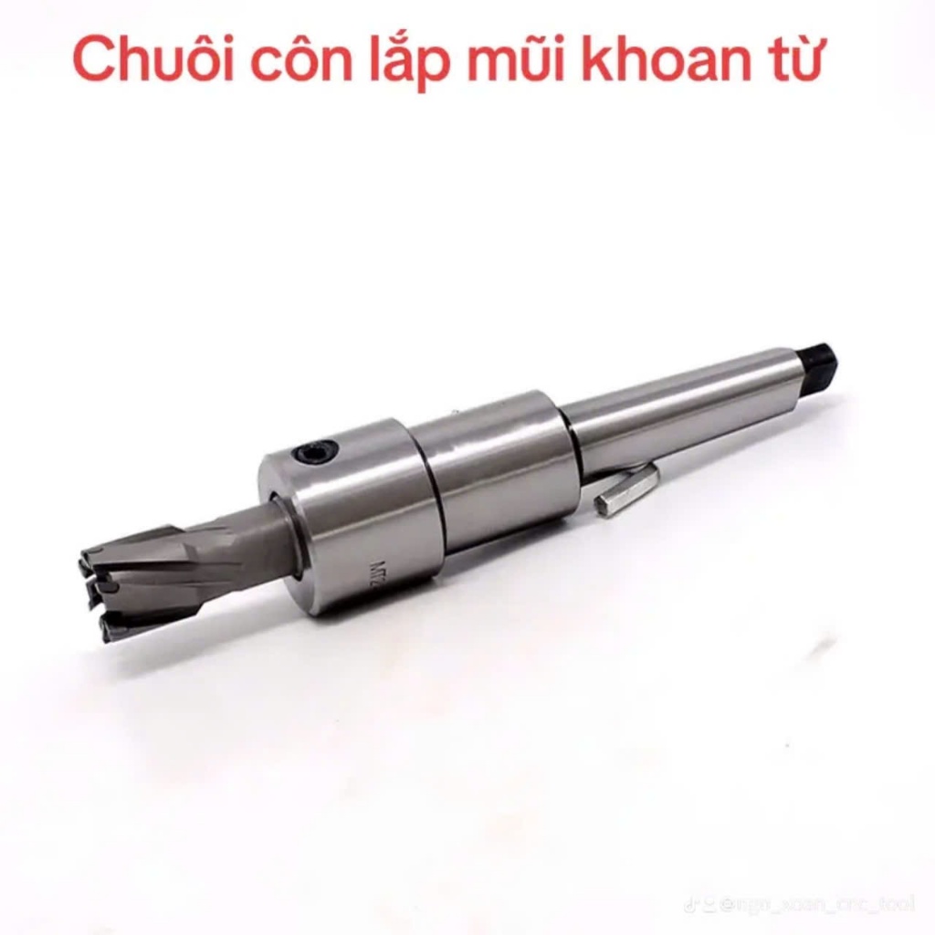 Chuôi côn lắp mũi khoan từ. Đầu chuyển lắp mũi khoan từ vào máy khoan ...