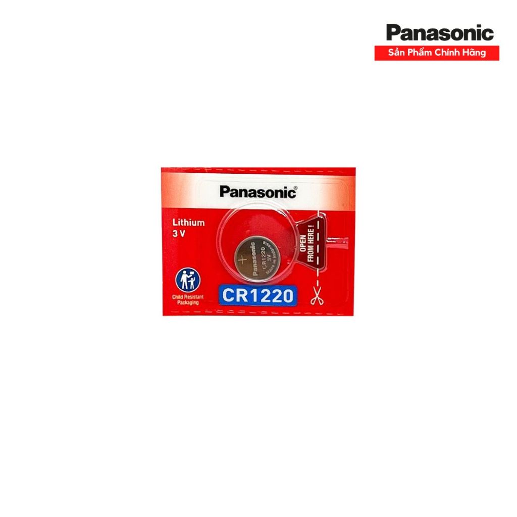 Pin CR1220 Panasonic 3V Made in Indonesia Vỉ 1 Viên | Shopee Việt Nam