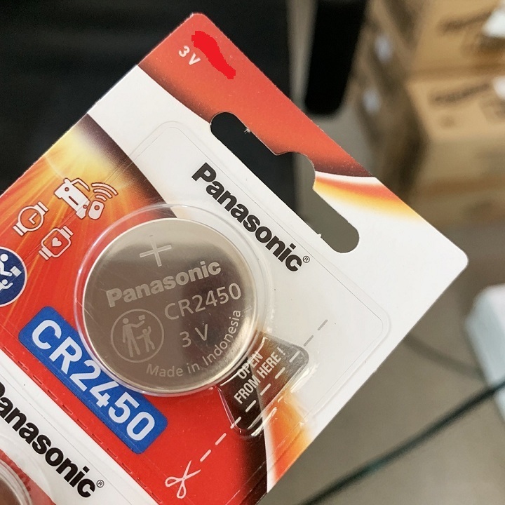 Pin Khuy Cúc Áo CR2450 panasonic 3V, Bin remote CR 2450 pana | Shopee ...