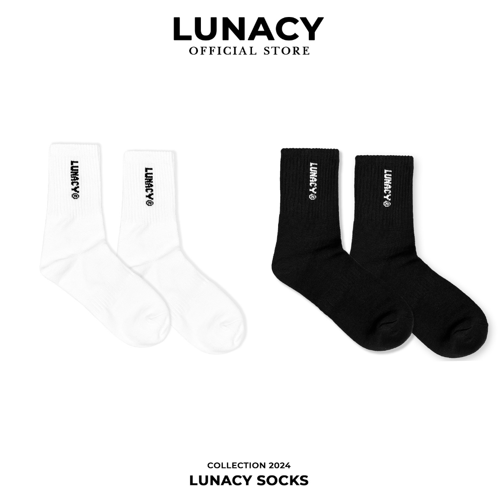 Vớ Unisex 100% Cotton LOGO LUNACY Brand Chính Hãng | Shopee Việt Nam