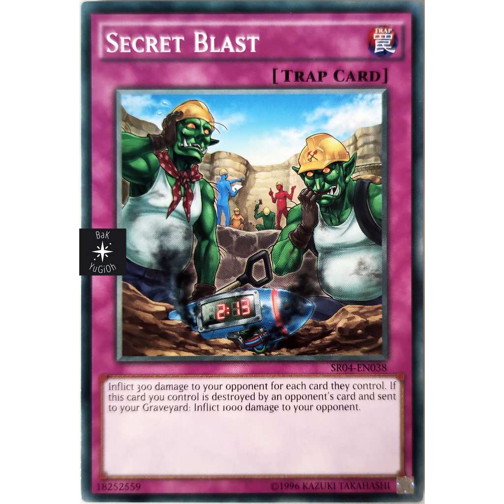 [BaK Yu-Gi-Oh!] [Thẻ Bài Chính Hãng] Secret Blast |EN| Common | Shopee ...