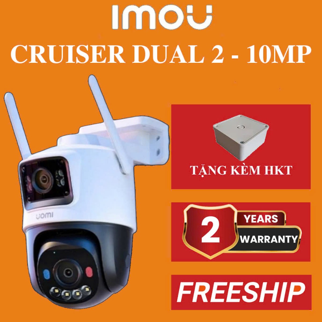 IMOU CRUISER DUAL 2 10MP ( 5MP + 5MP) - CAMERA IMOU NGOÀI TRỜI 2 MẮT ...