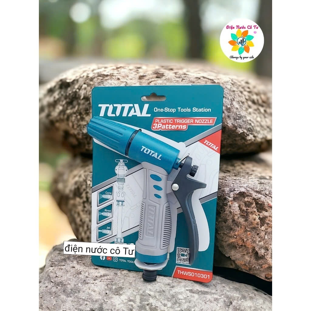 Vòi xịt tưới cây chỉnh tia đa năng Total THWS010301 | Shopee Việt Nam