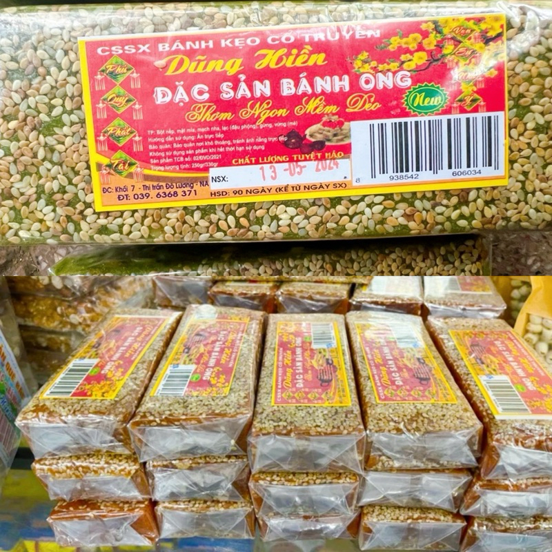Bánh ong Dũng Hiền (chè lam), bánh ong quê Bác ,Đặc sản xứ Nghệ - Bánh ...