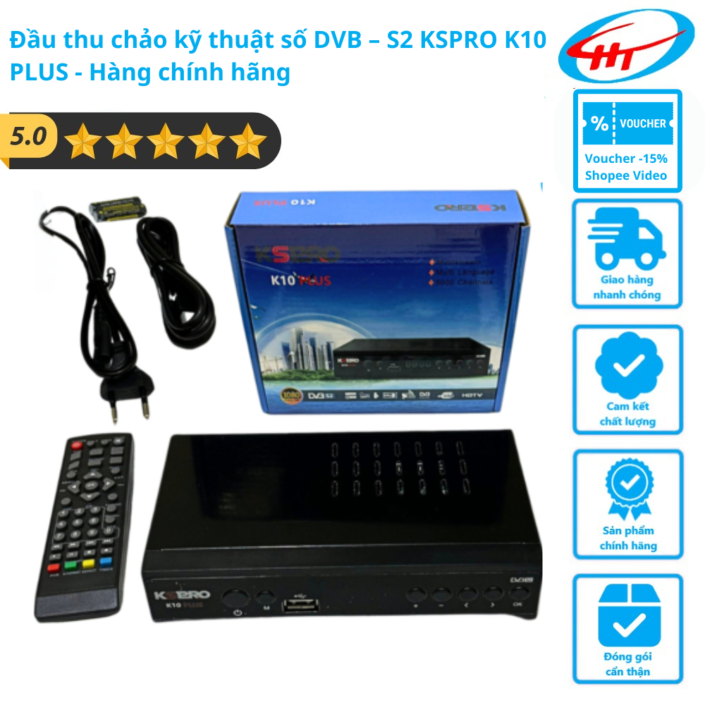 Đầu thu chảo kỹ thuật số DVB – S2 KSPRO K10 PLUS - Hàng chính hãng ...
