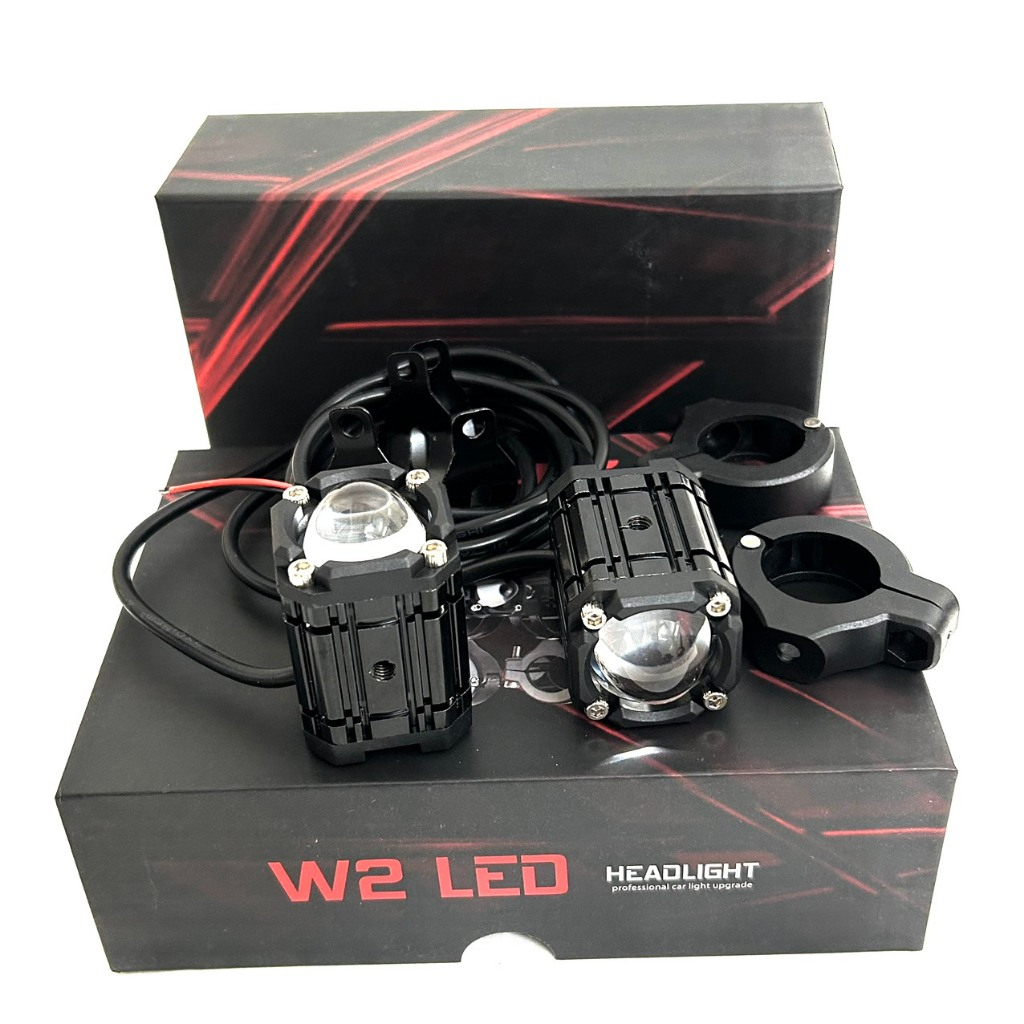 Đèn Trợ Sáng Bi Cầu W2 BMA , 4 Chế Độ Tích Hợp Auto Passing Lắp Xe Máy, Ô Tô 12,24V Mã AH1 ...