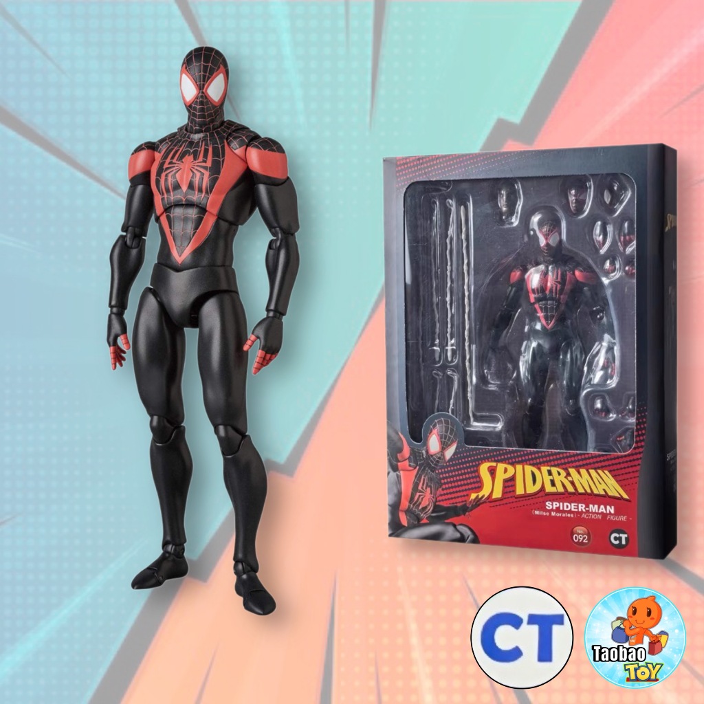 (Có sẵn- Hoả tốc) Mô Hình CT Mafex Spiderman Miles Morales Mafex 092 ...