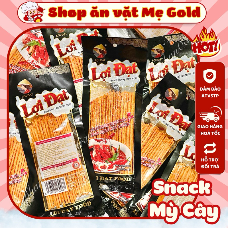 Combo gói snack mì cây thơm ngon Lợi Đạt (gói 24g) | Shopee Việt Nam