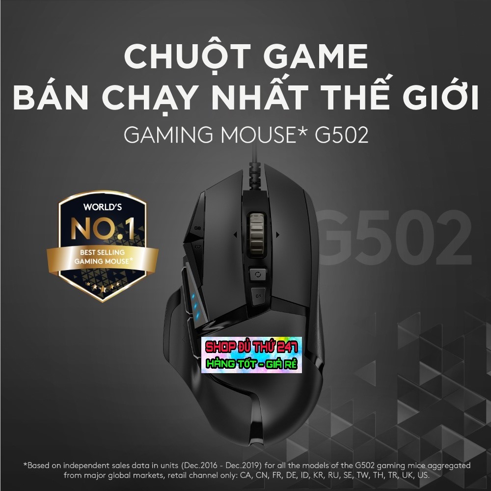 CHUỘT MOUSE CAO CẤP DÀNH CHO GAME THỦ hiệu suất cao Logi G502 Hero Cảm ...