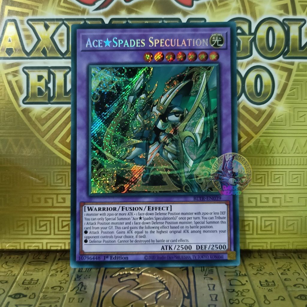Ace Spades Speculation – BLTR-EN039 – Secret Rare [Thẻ bài Yugioh ...