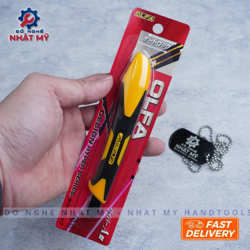 Dao rọc giấy NHẬT thân gia cố sợi thủy tinhc OLFA | OLFA XA-1 (198B) (9mm) | Shopee Việt Nam