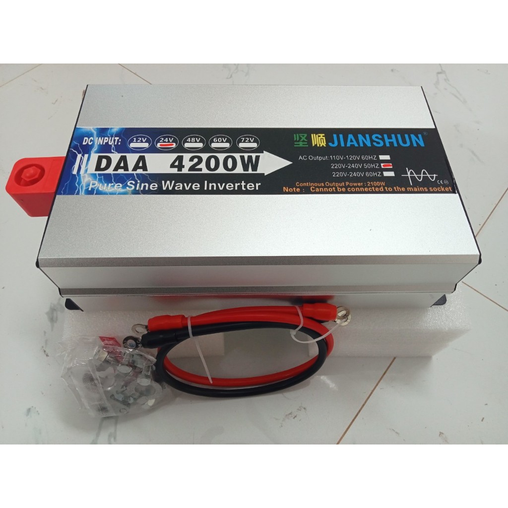 Bộ Kich điện 4200W Inverter Sin chuẩn -Bộ chuyển đổi nguồn 12v lên 220v 4200W Sóng Sin chuẩn ...
