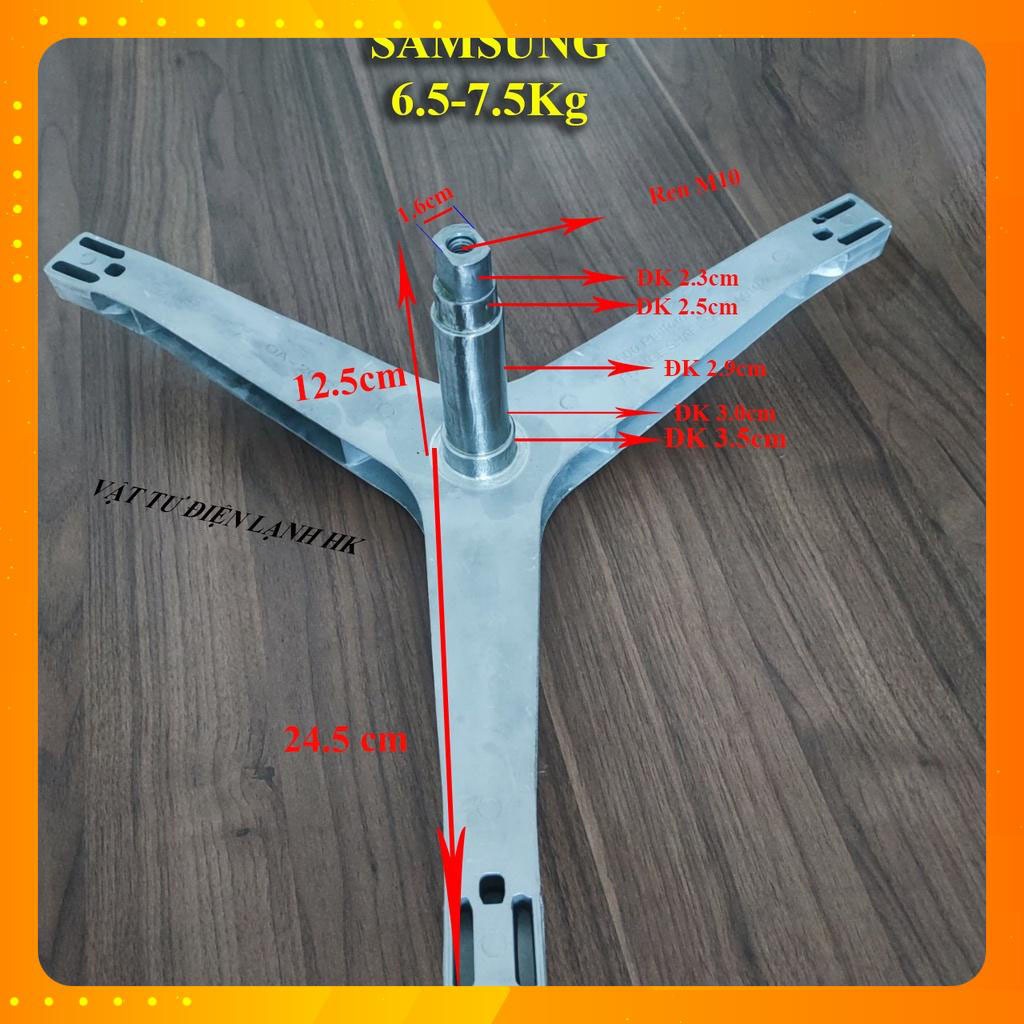 Trục càng 3 chạc máy giặt SAMSUNG lồng ngang 6.5 - 8 Kg 3230 3035 3083 4223 5210 9752 9754 8690 ...