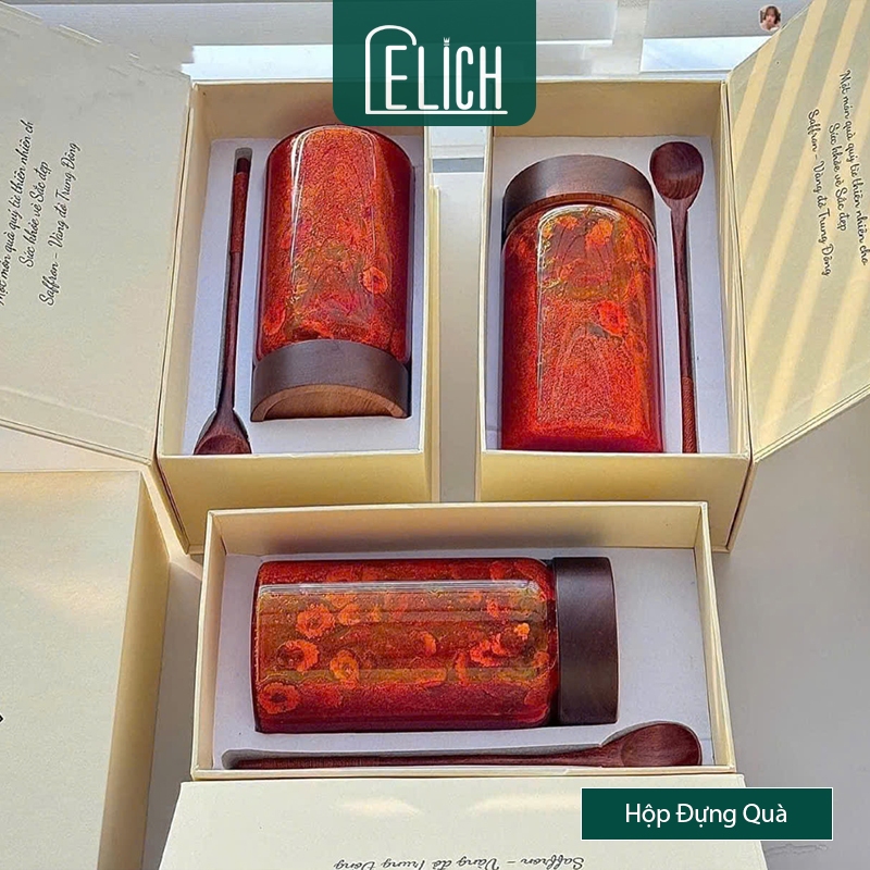 Hộp Quà Đựng Saffron Bahraman Ngâm Mật Ong + Kèm Túi Trắng (280ml-400ml-520ml) | Shopee Việt Nam