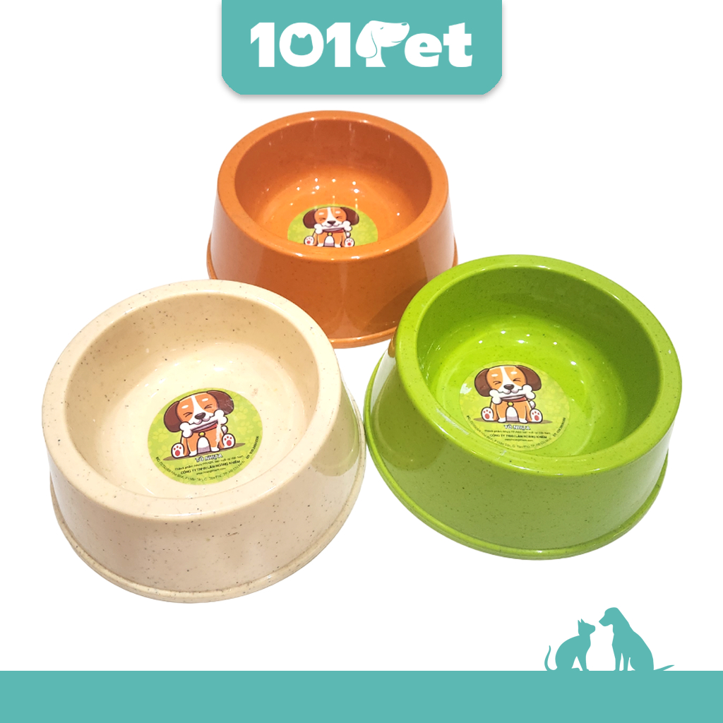 Bát Ăn Cho Chó Mèo Chất Liệu Nhựa, Tô Ăn Cho Chó Hình Tròn, Bát Ăn Cho Chó To Nhiều Màu - 101Pet ...