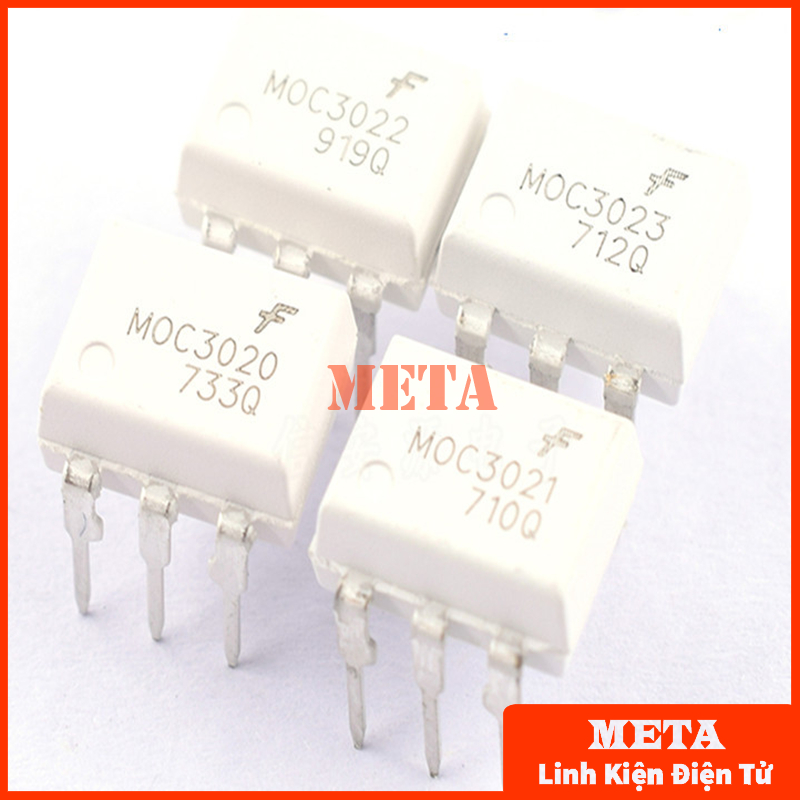 IC quang điều khiển triac MOC3020, MOC3021, MOC3022, MOC3023 chân cắm - Chính hãng | Shopee Việt Nam