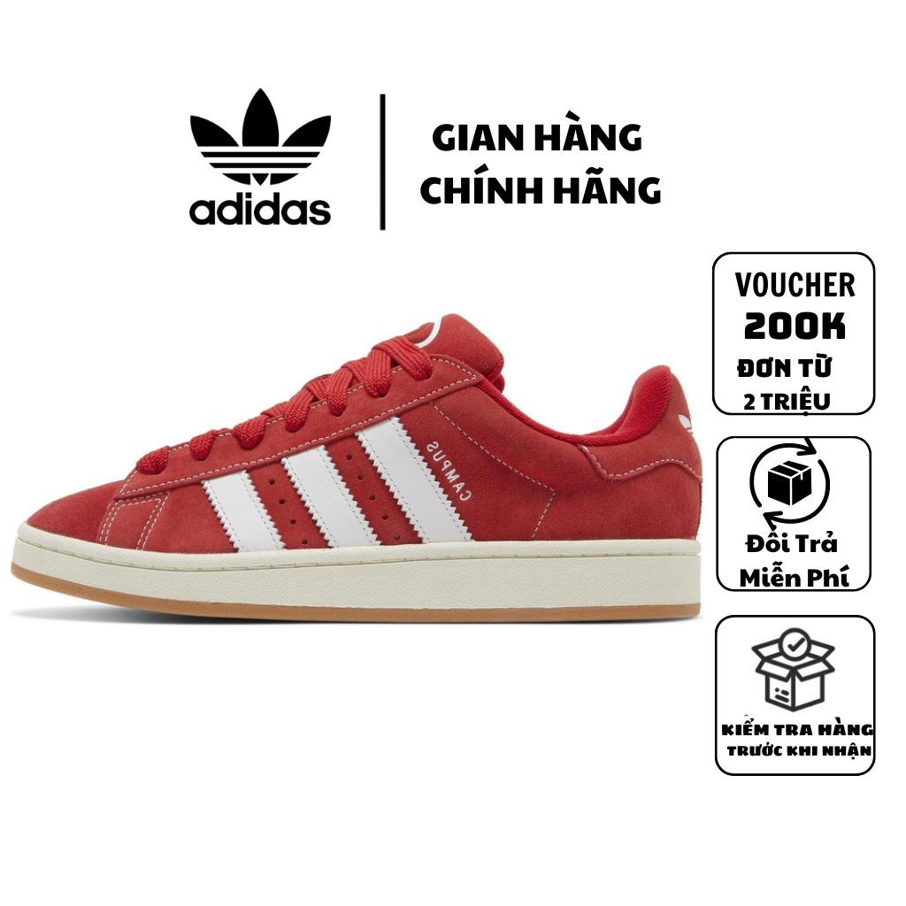 [ CHÍNH HÃNG ] Giày Adidas Campus 00s ' Scarlet Gum' H03474 | Shopee ...