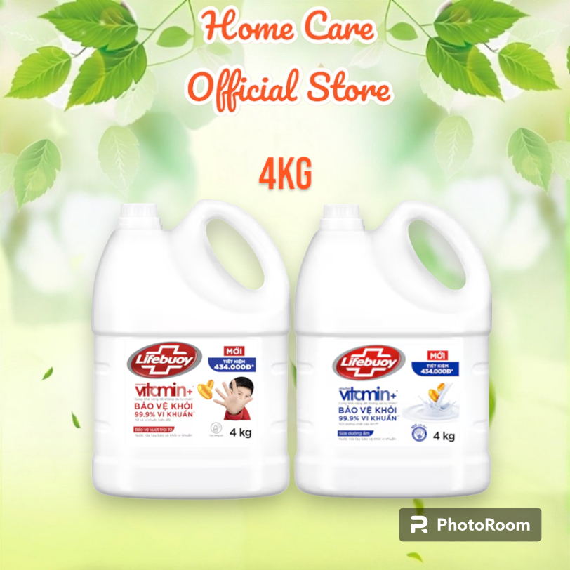 Nước Rửa Tay Lifebuoy Can 4KG Siêu Tiết Kiệm | Shopee Việt Nam