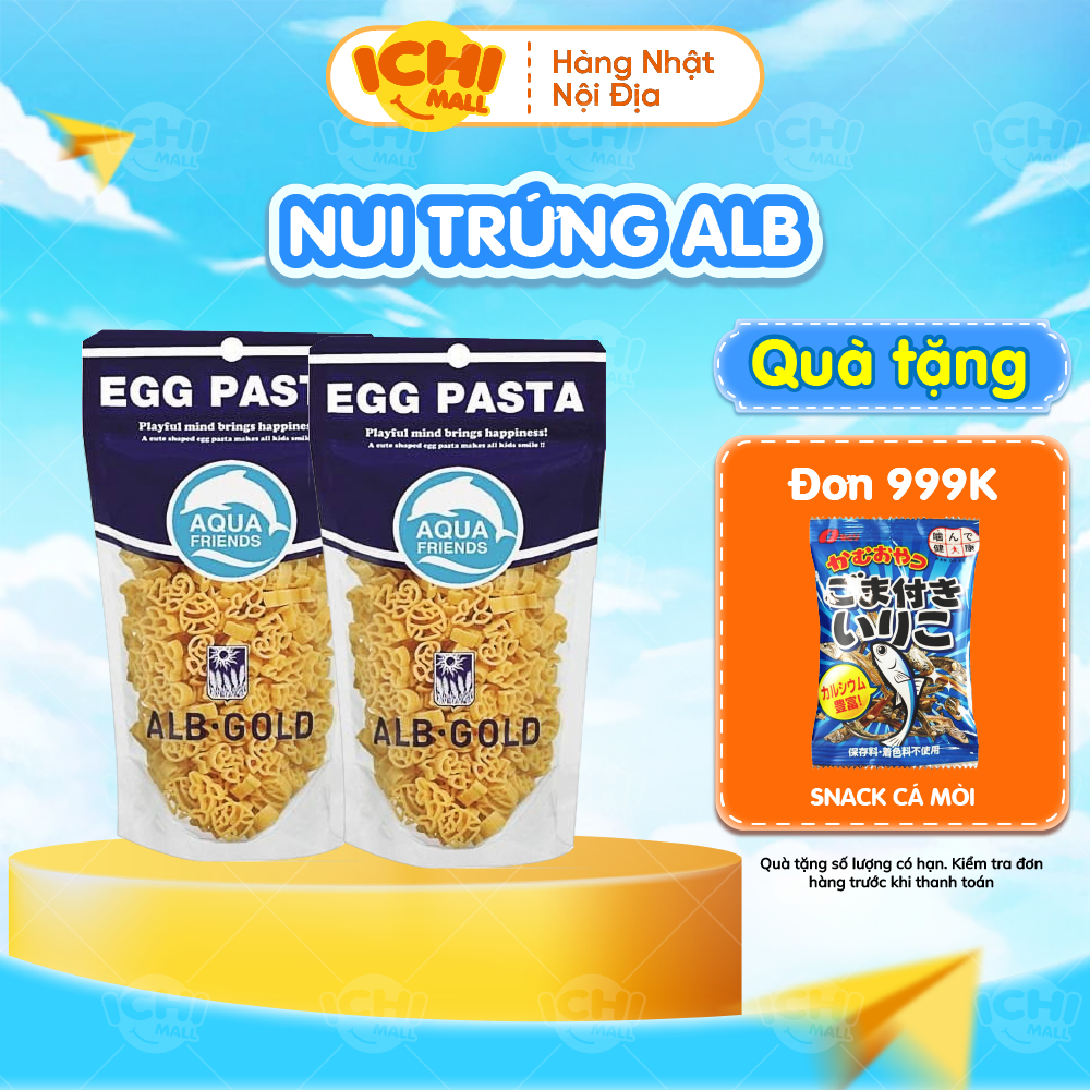 Mì nui trứng hình chữ cái ALB-GOLD Egg Pasta ABC Alphabet 90g | Shopee ...