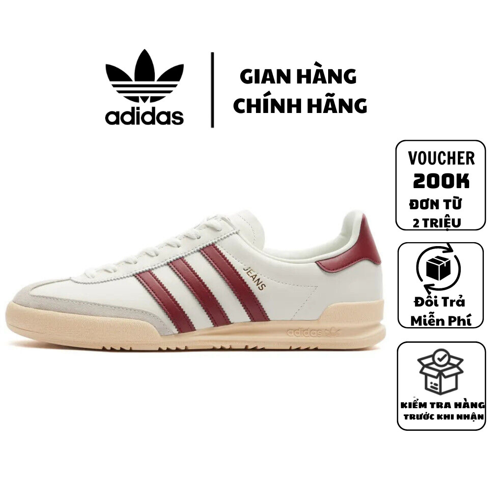 [ CHÍNH HÃNG ] Giày Adidas Jeans 'Collegiate Burgundy' GY7437 | Shopee ...